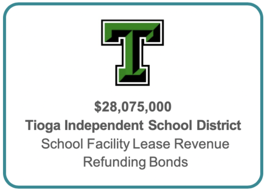Tioga Independent School District - Crews & Associates, Inc.